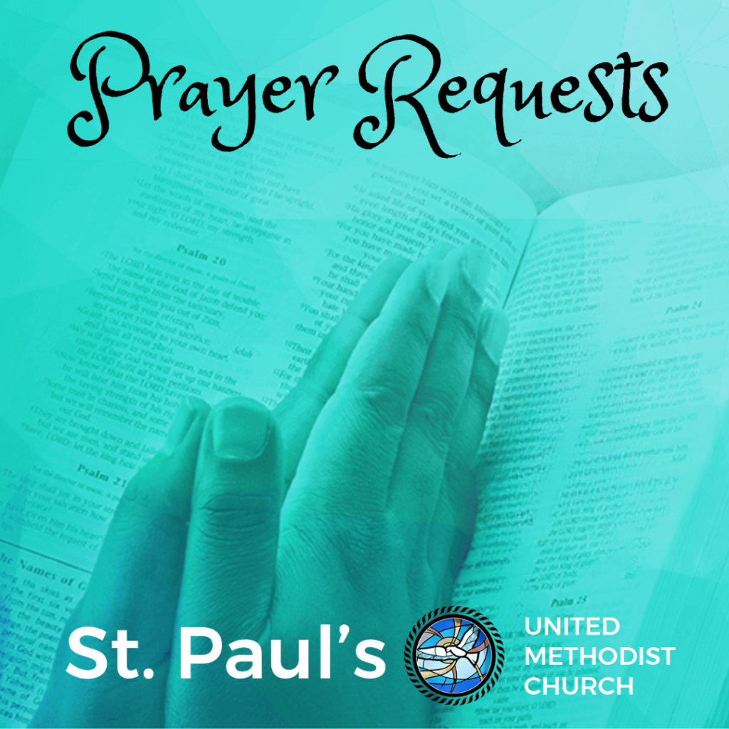 Welcome to the Prayer Center – St Paul's United Methodist Church